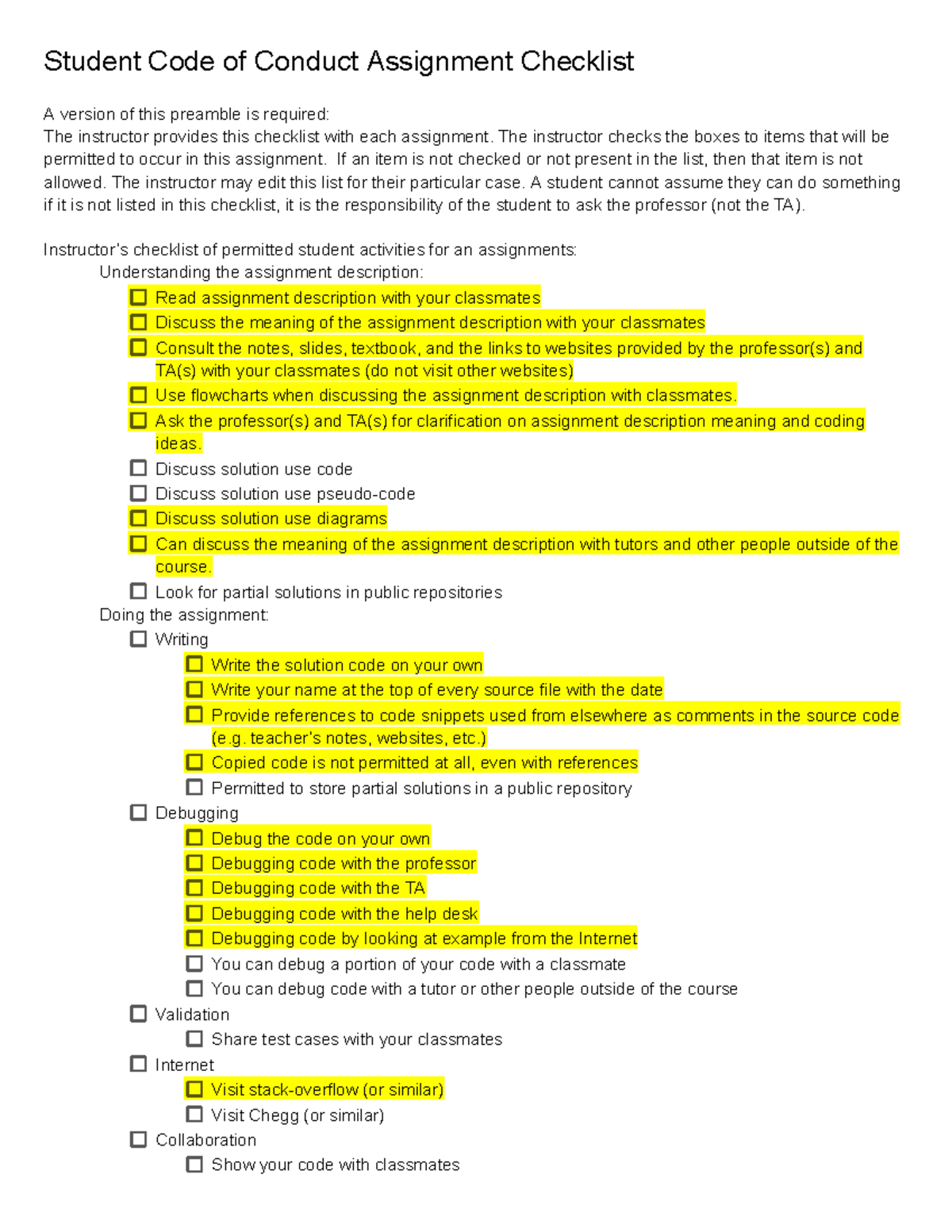 Mini 2 checklist - Comp 206 - McGill - Studocu
