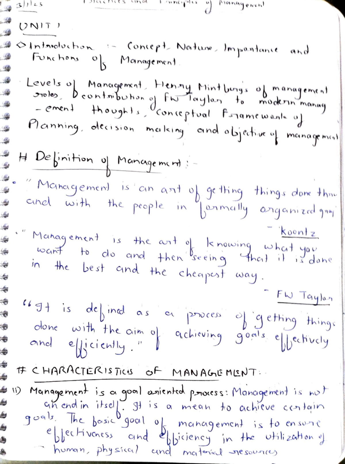 Ppm notes - Mna entn' ONIT ntnsolo bo Contet Natuw mponiantt and Manage ...