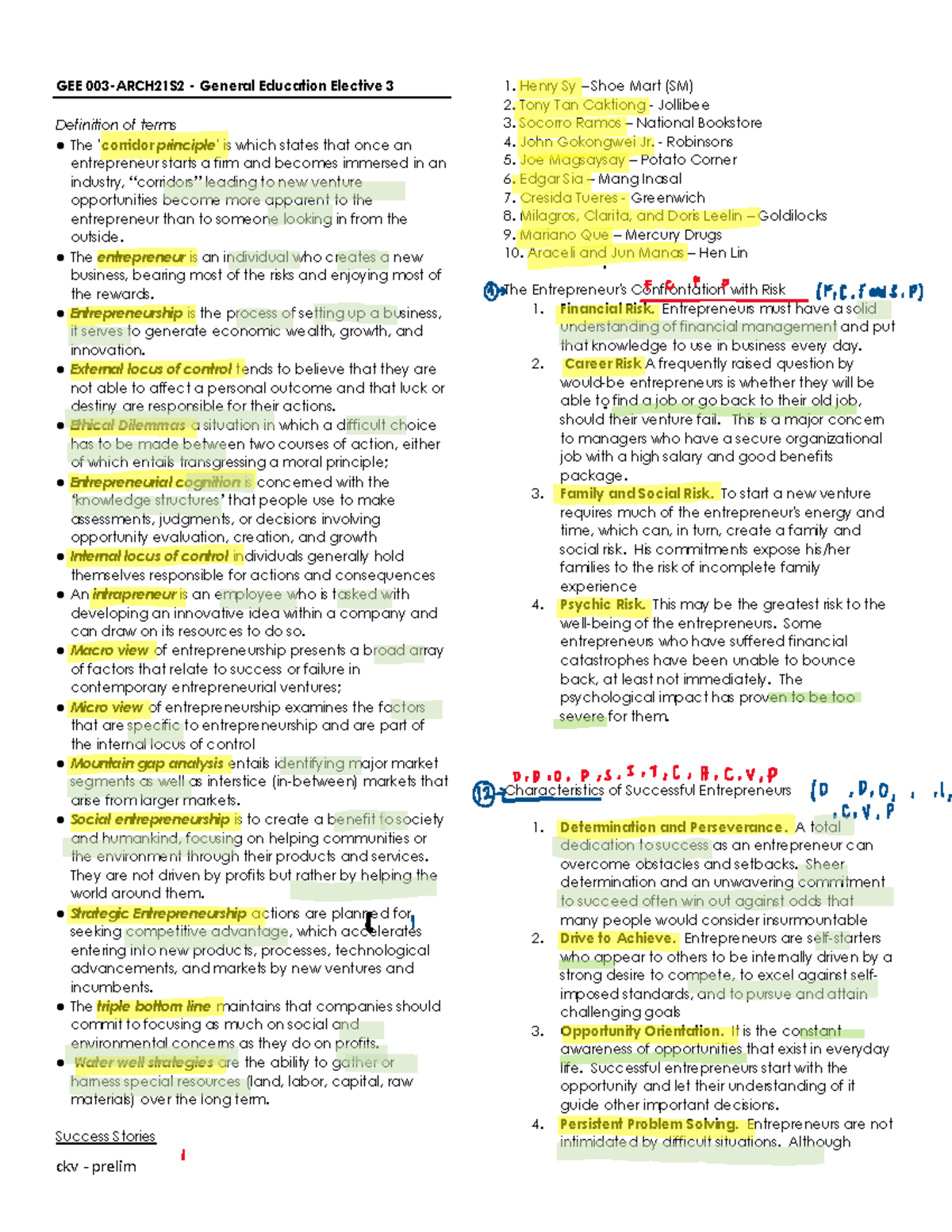 GEE003-Prelims - General Education Electives prelim. about ...