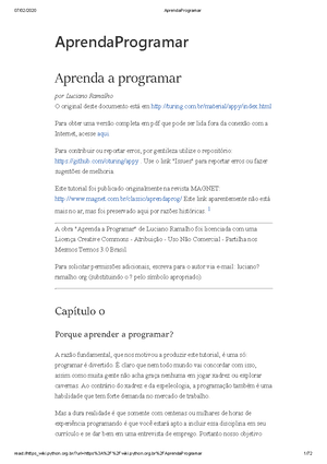 algoritmo_e_linguagem_de_programacao_completo - Algoritmo e linguagem ...