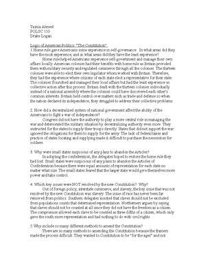 Chapter 1 Review - Chapter 1 - American Government and Civic Engagement ...