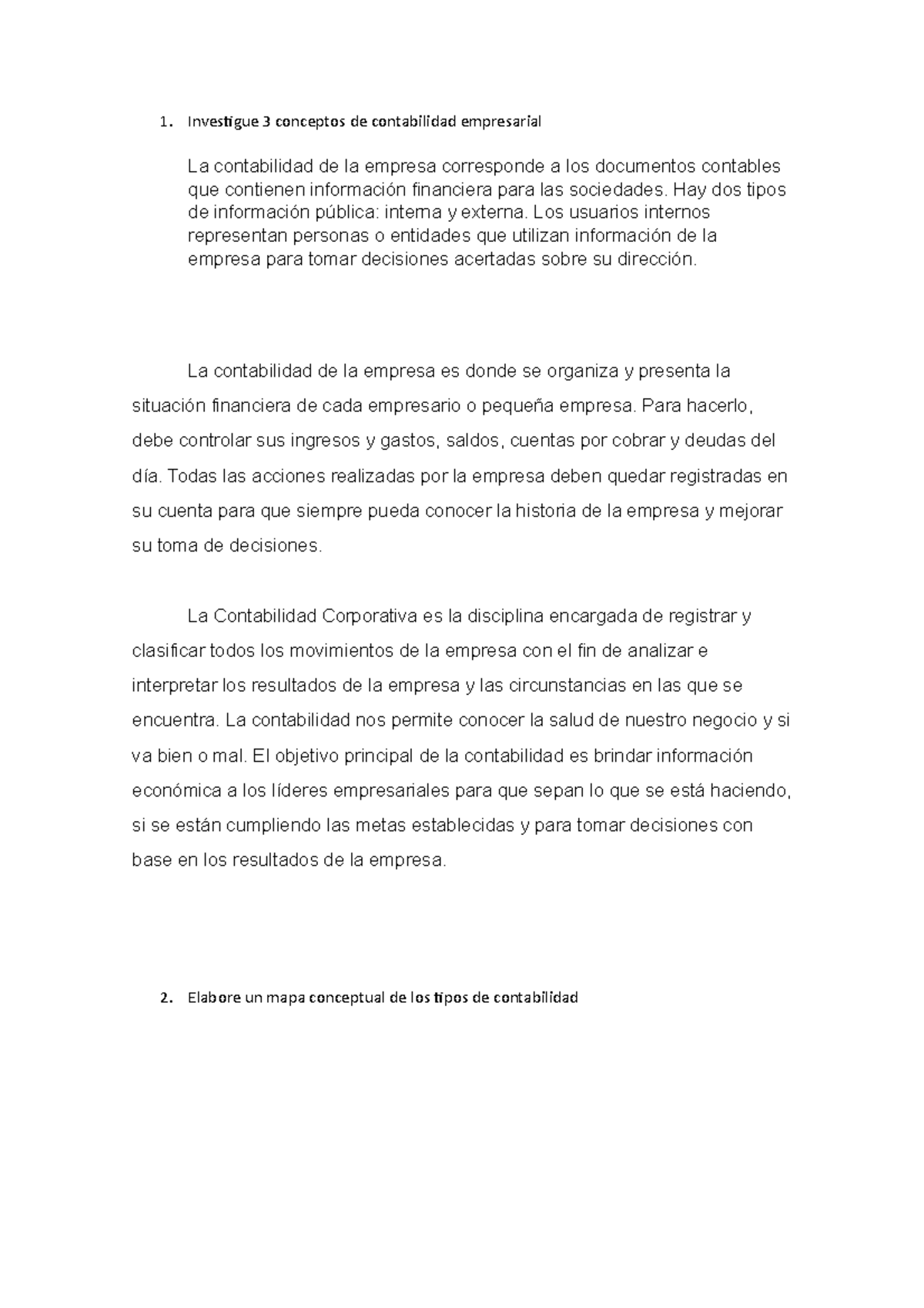 Investigacion 3 - tarea de contabilidad - Investigue 3 conceptos de ...
