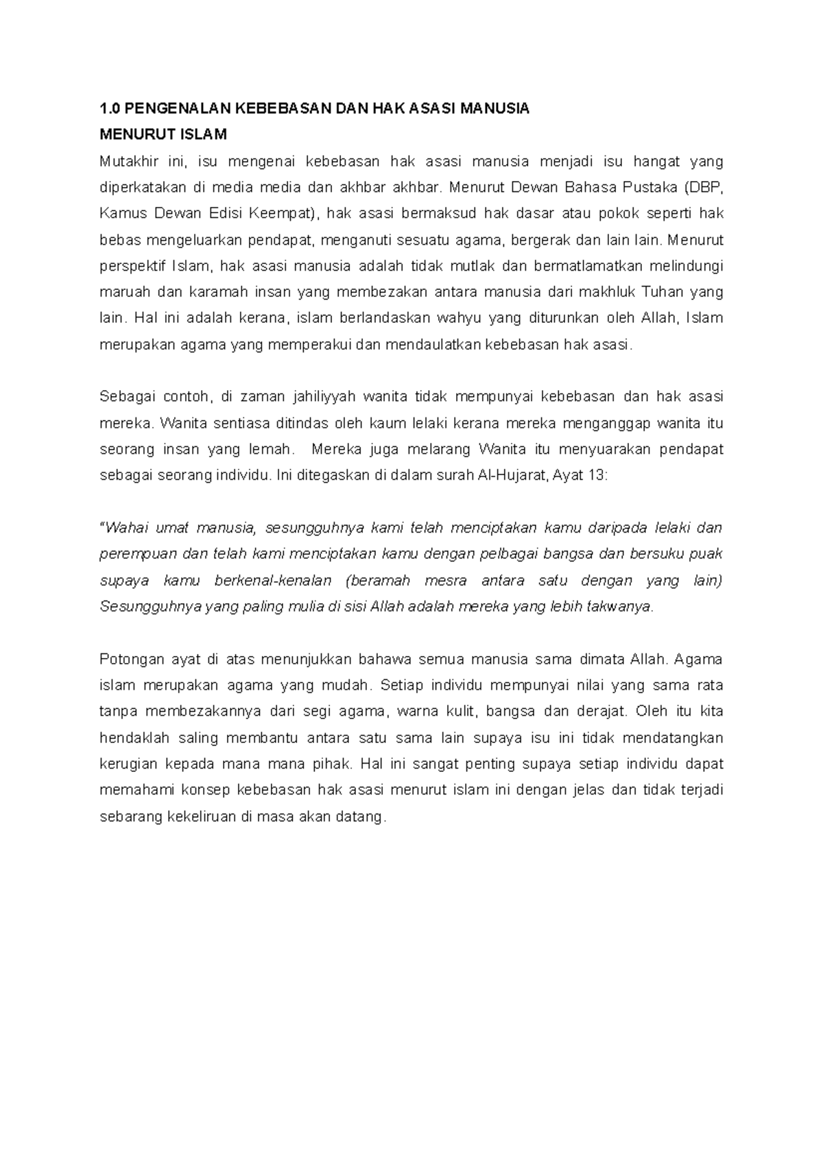 Pengenalan CTU - DO NOT COPY - 1 KEBEBASAN DAN HAK ASASI MANUSIA ...