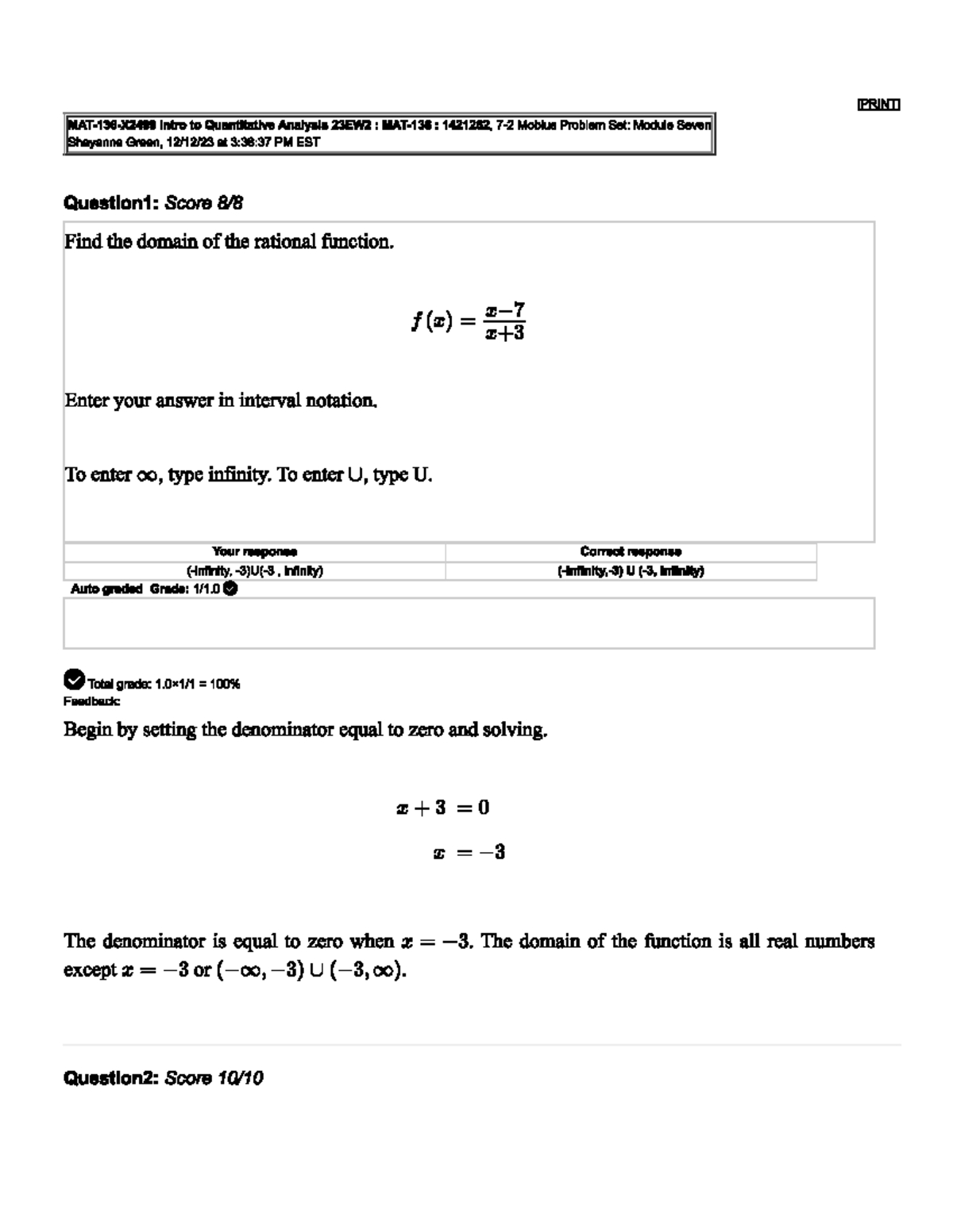 Mat136 Module 7 Probset - MAT136 - Studocu