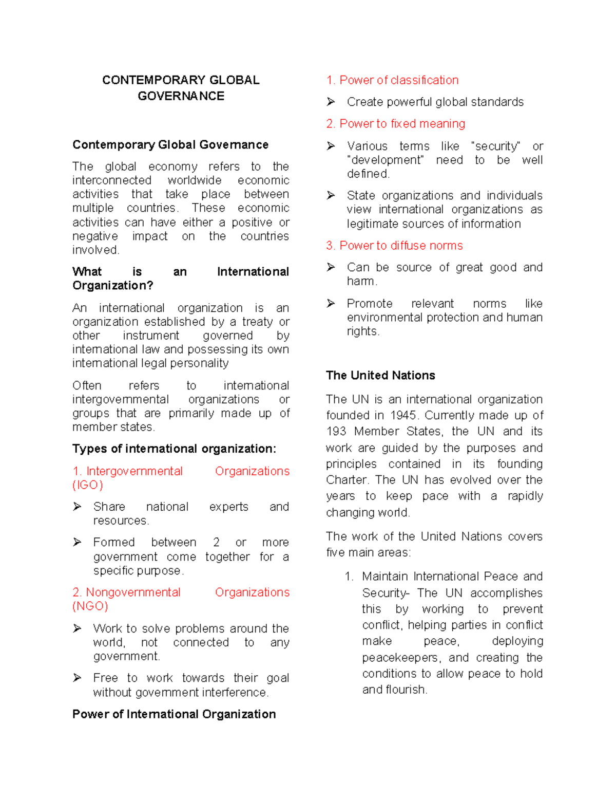 Contemporary- Global- Governance - CONTEMPORARY GLOBAL GOVERNANCE ...