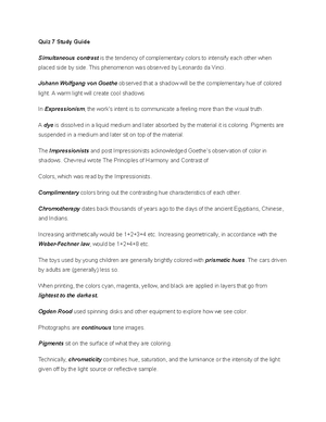 Color Theory- Color in Context - COLOR THEORY- Color in Context o How ...