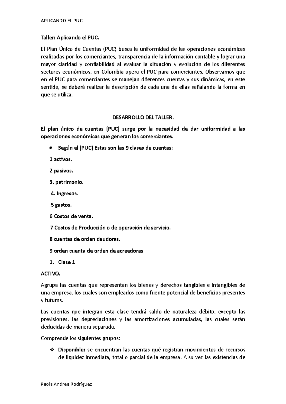 Aplicando el PUC - El Plan Único de Cuentas (PUC) busca la uniformidad ...