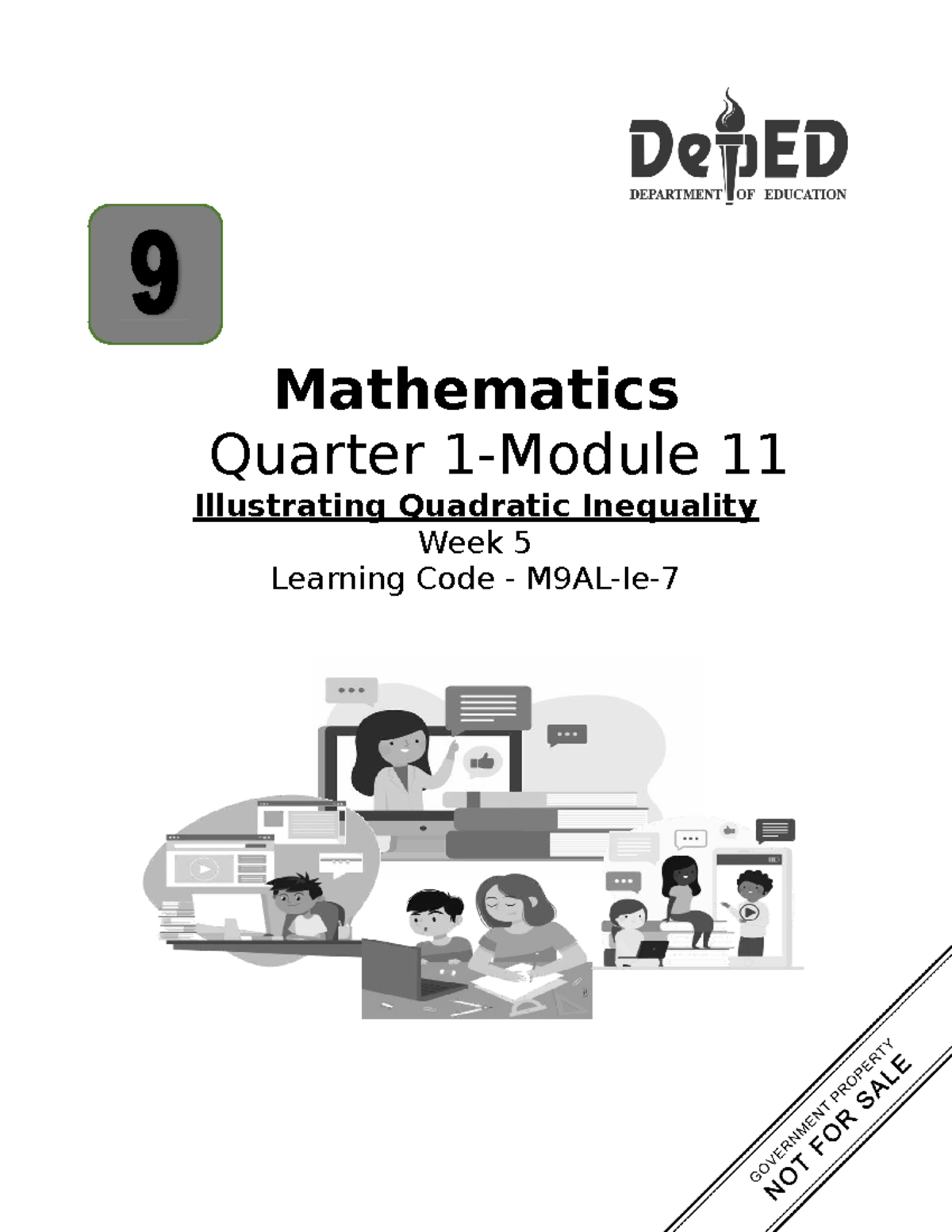 Math9 Quarter 1 Module 11 Final-V3-1 - Mathematics Quarter 1-Module 11 ...