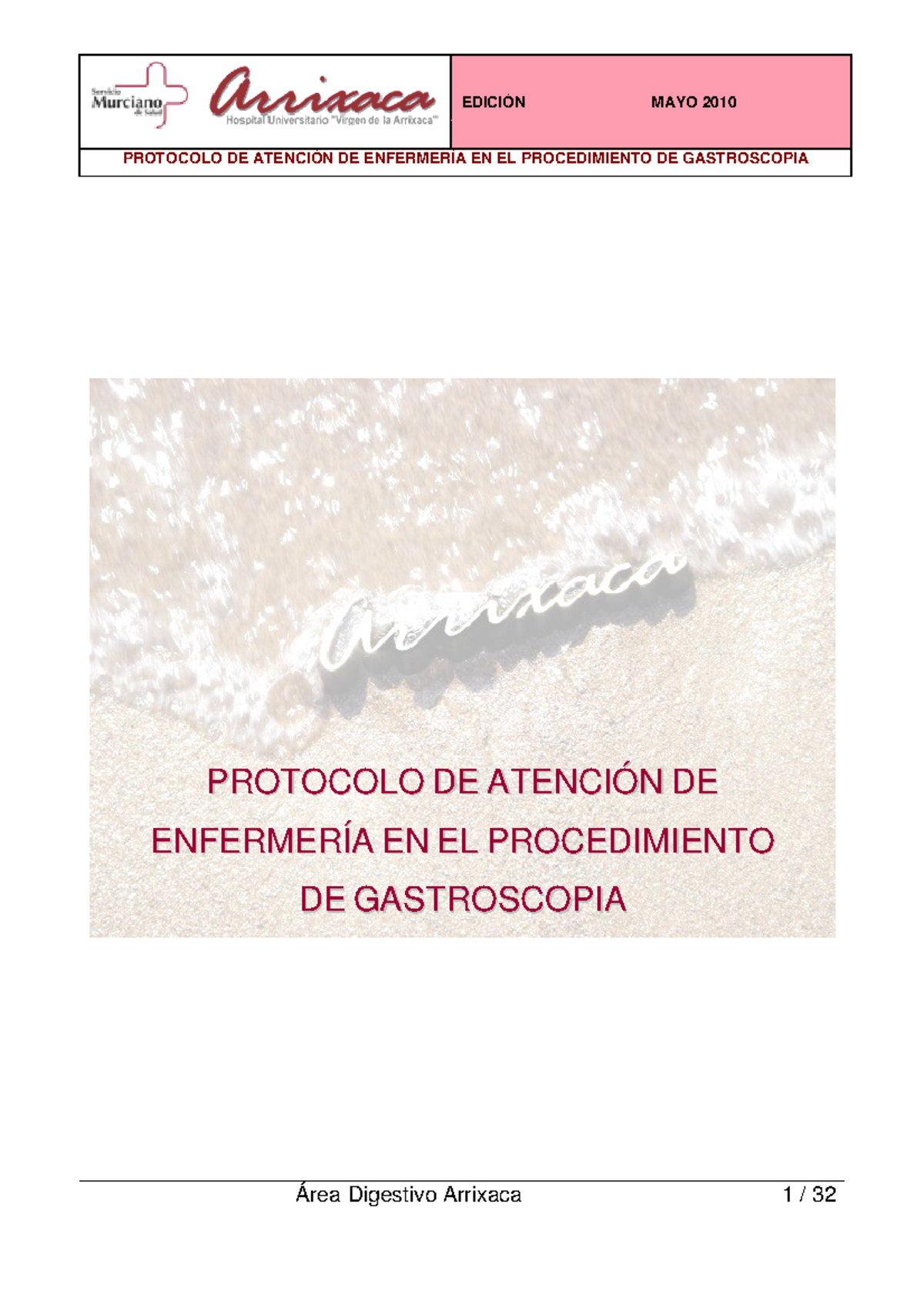 04. Prot Gastro Signo - PROTOCOLO DE ATENCIÓN DE ENFERMERÍA EN EL ...