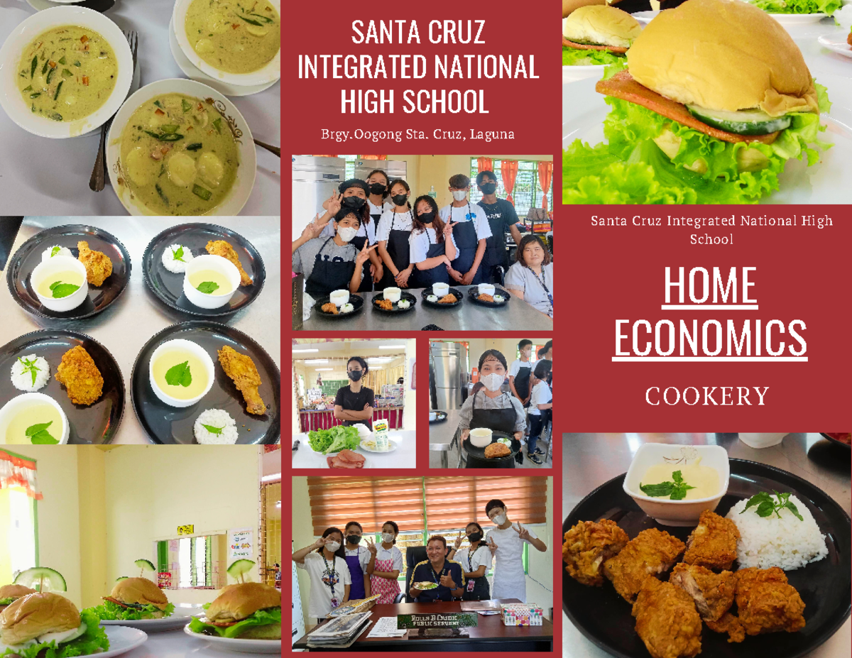 Cookery Brochure - Reha Sulayman - HOME ECONOMICS COOKERY SANTA CRUZ ...