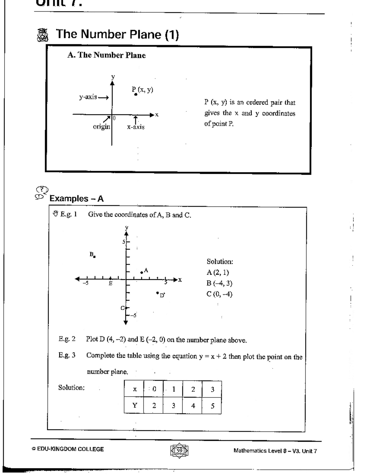 Math Classwork - Couple of Q's - Studocu