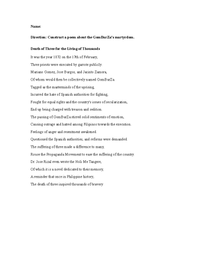 El Amor Patrio Love of Country - Jose Rizal "First article of Dr. Jose ...