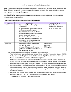 D096 d169 m2 study guide - Module 2: Laws, Policies and Procedures that ...