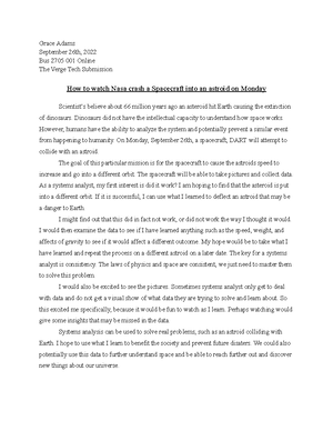 Final Essay English - Writing about Graphic Novels 02 May 2022 Graphic ...