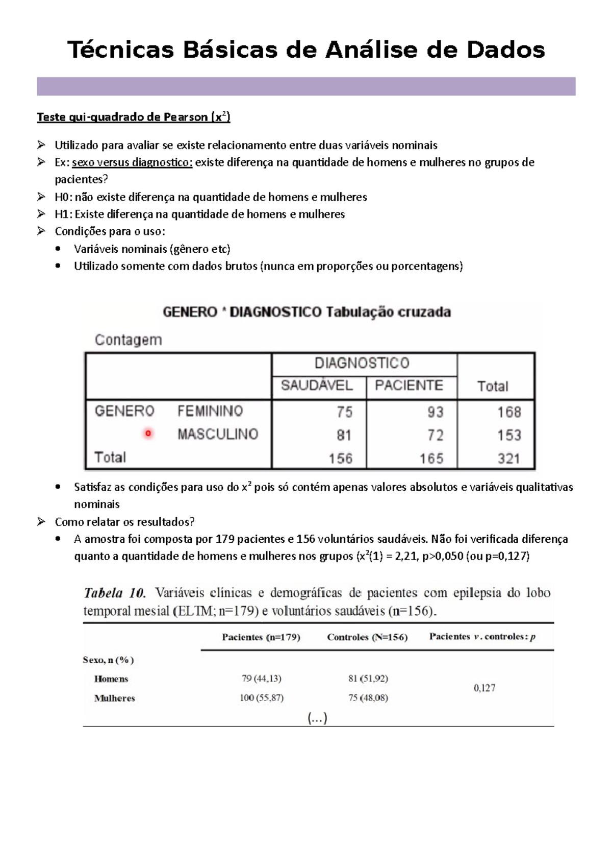Tecnicas básicas de análise de dados - Estatística Básica - Instituto ...