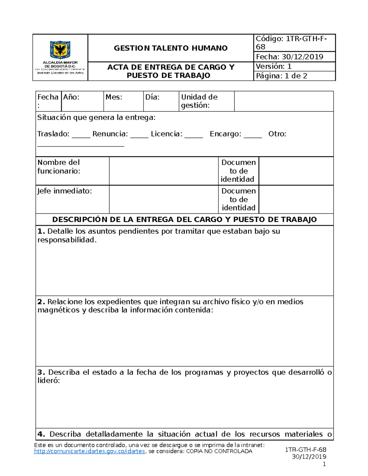 Carta De Entrega De Cargo Acta De Entrega De Cargo Nombre Y Apellido ... Carta De Entrega De Cargo Acta De Entrega De Cargo Nombre Y Apellido ...