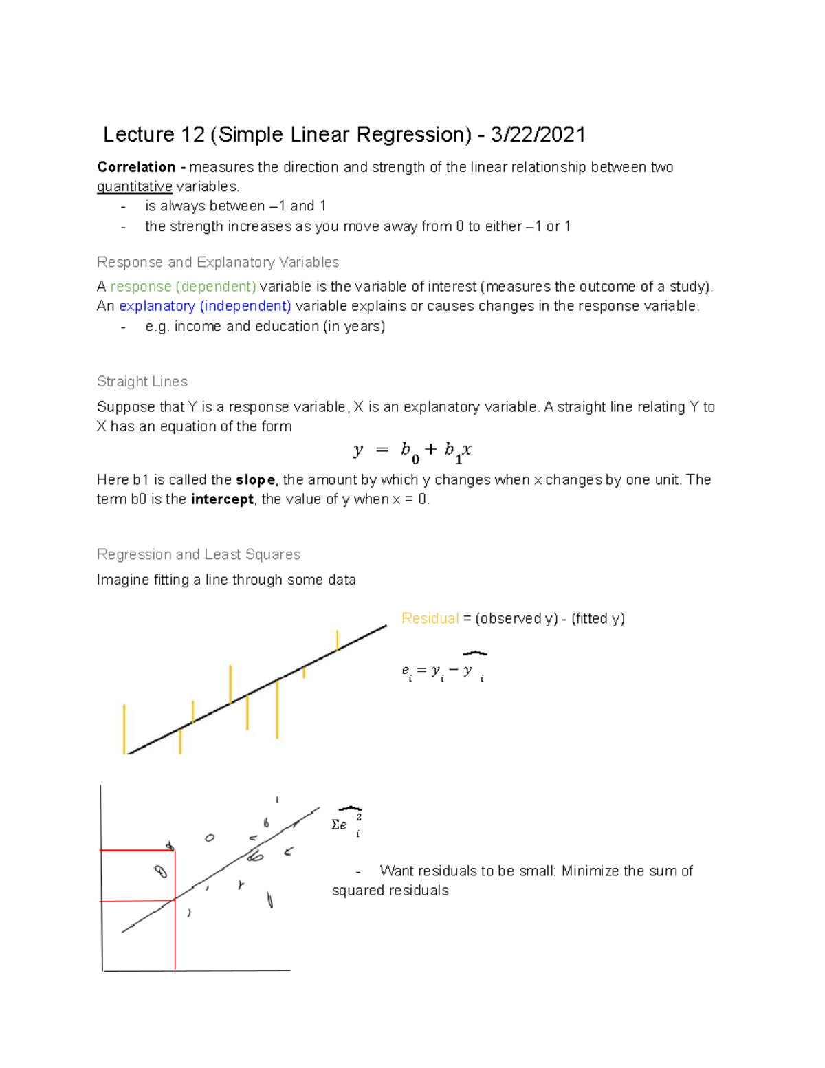 BUAD 310 (Simple Linear Regression through Dummy Variables) - Lecture ...