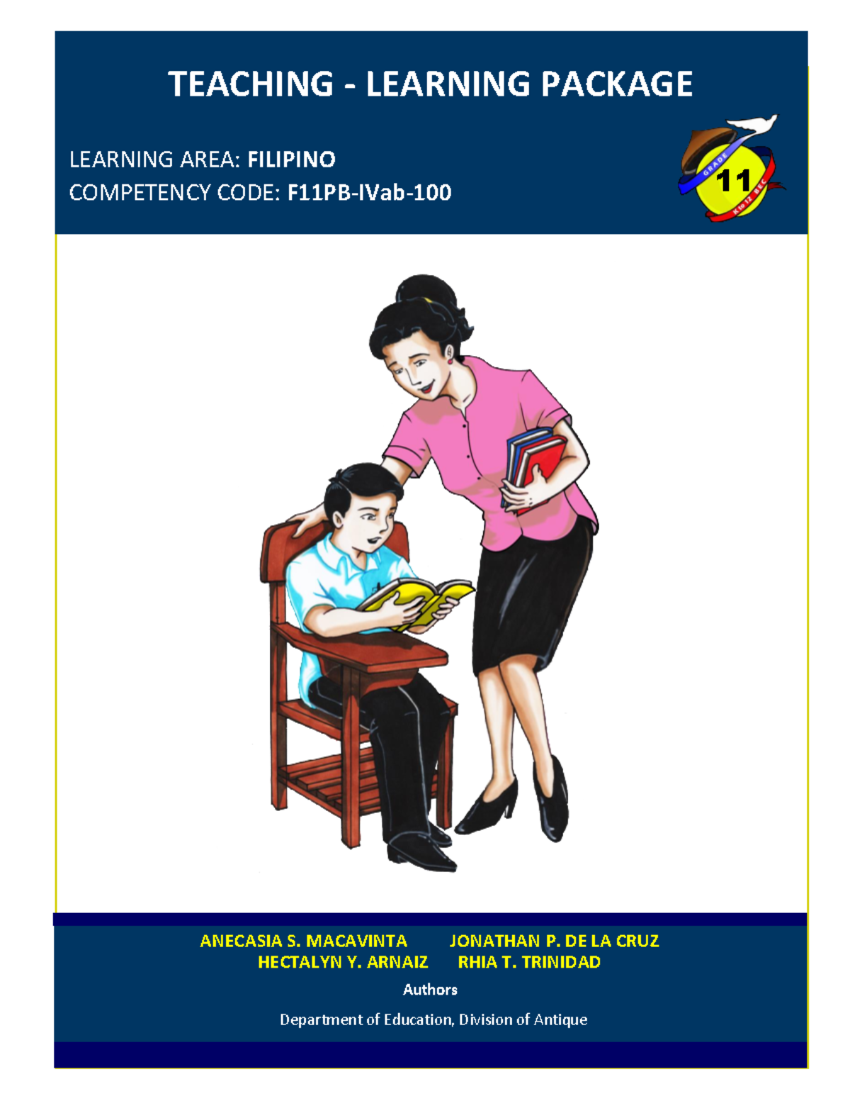 DLP-Filipino Pagsusuri - Authors TEACHING - LEARNING PACKAGE LEARNING ...
