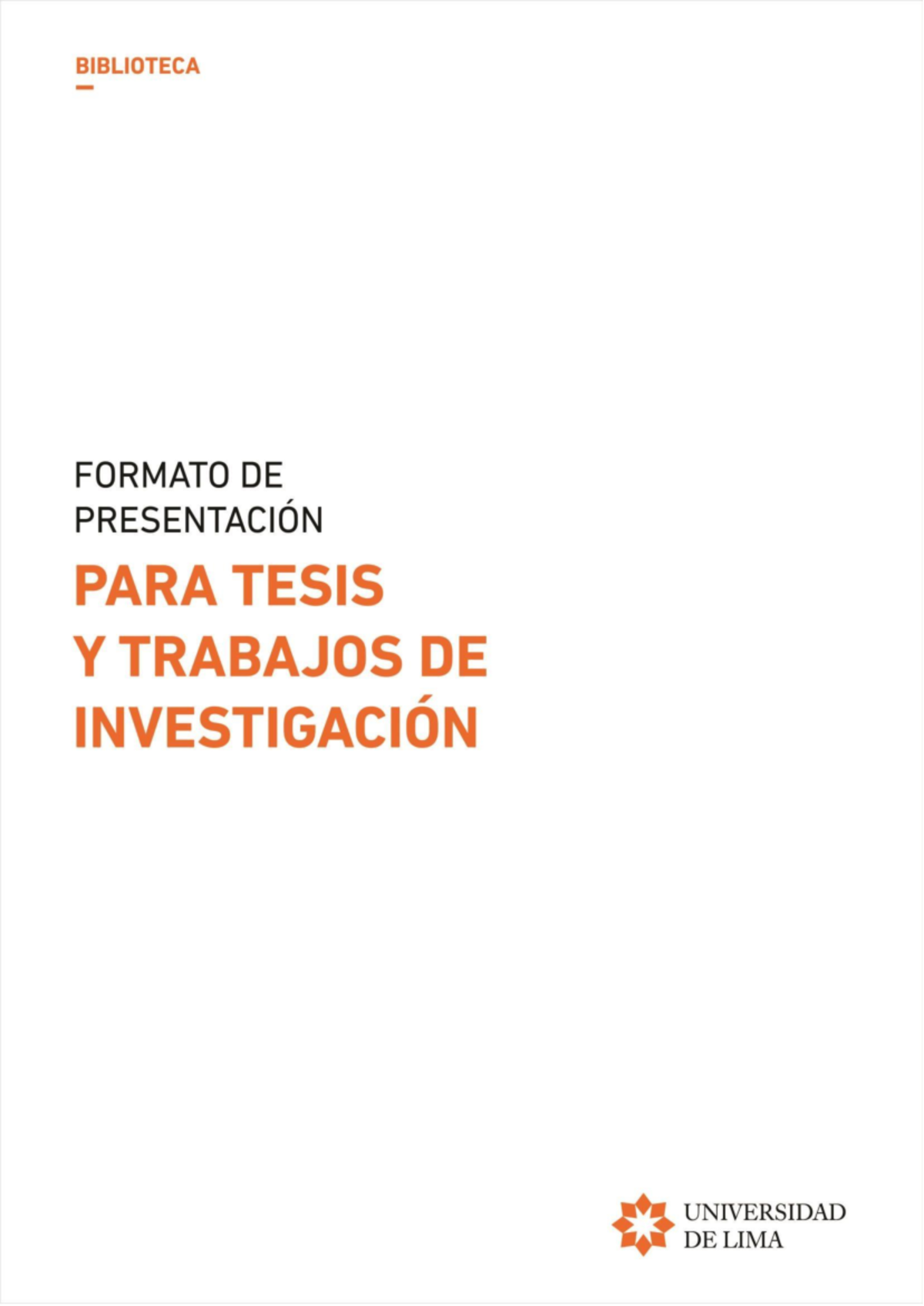 Formato tesis ulima 2022 - El presente documento tiene como objetivo ...