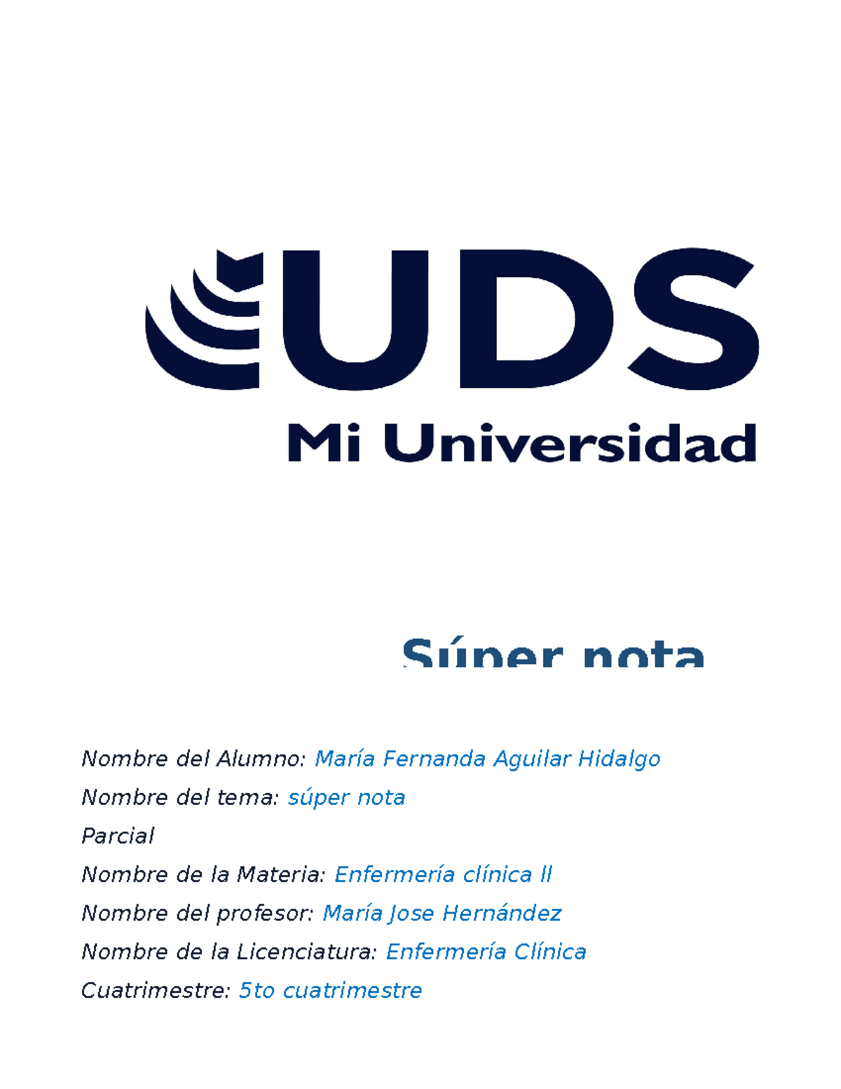 Manuallll - Súper nota Nombre del Alumno: María Fernanda Aguilar ...