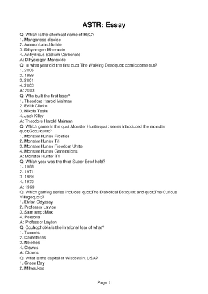 ASTR118-Soultions-2 - Cotabato State University - ASTR: Slides 1 The ...