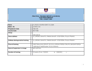 FIN 533 Individual Assignment - PERSONAL FINANCIAL PLANNING (FIN 533 ...