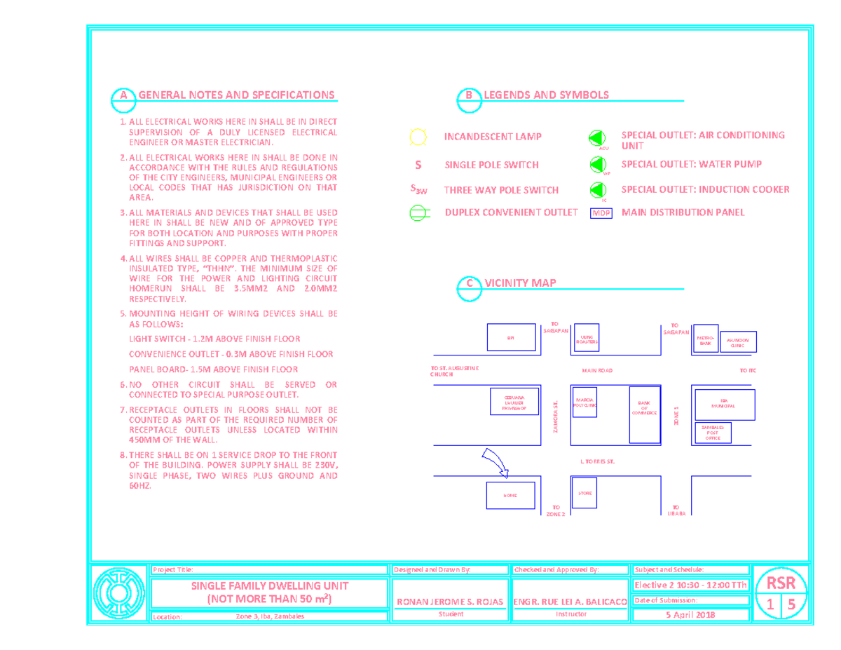 [50] Rojas C [1 of 5] - Residential Plan - A GENERAL NOTES AND ...