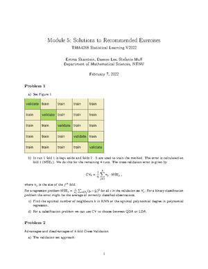 Rec Ex 7-sol - Solutions - Module 7: Solutions to recommended Exercises ...