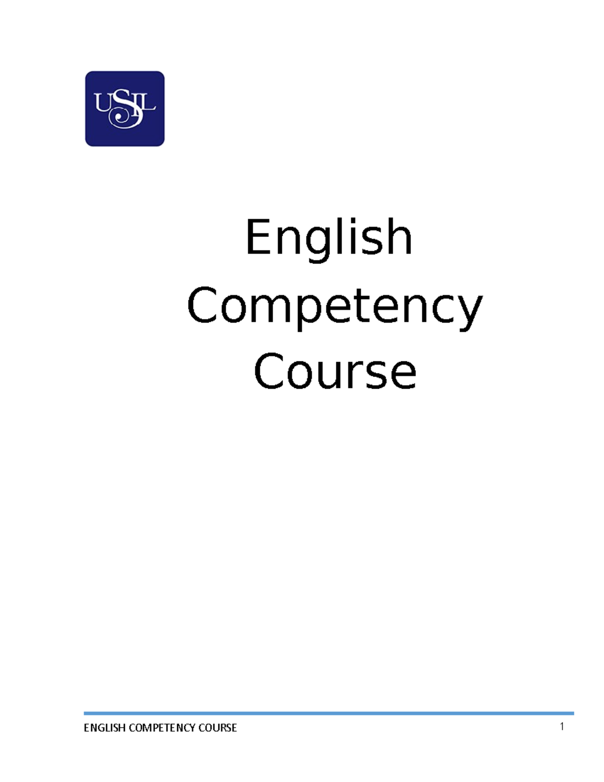 E.C.C. Booklet 2020-01C v2 - English Competency Course ENGLISH ...