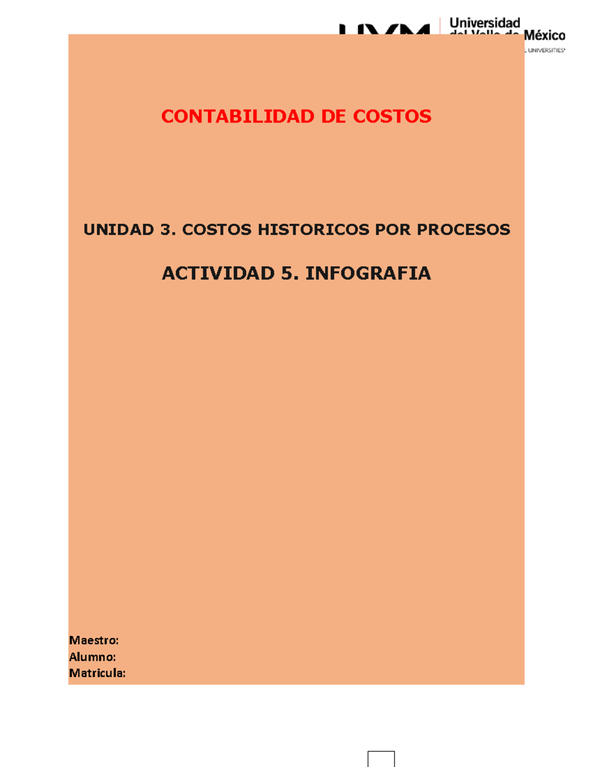 Actividad 5 Infografia - CONTABILIDAD DE COSTOS UNIDAD 3. COSTOS HISTORICOS POR PROCESOS ...