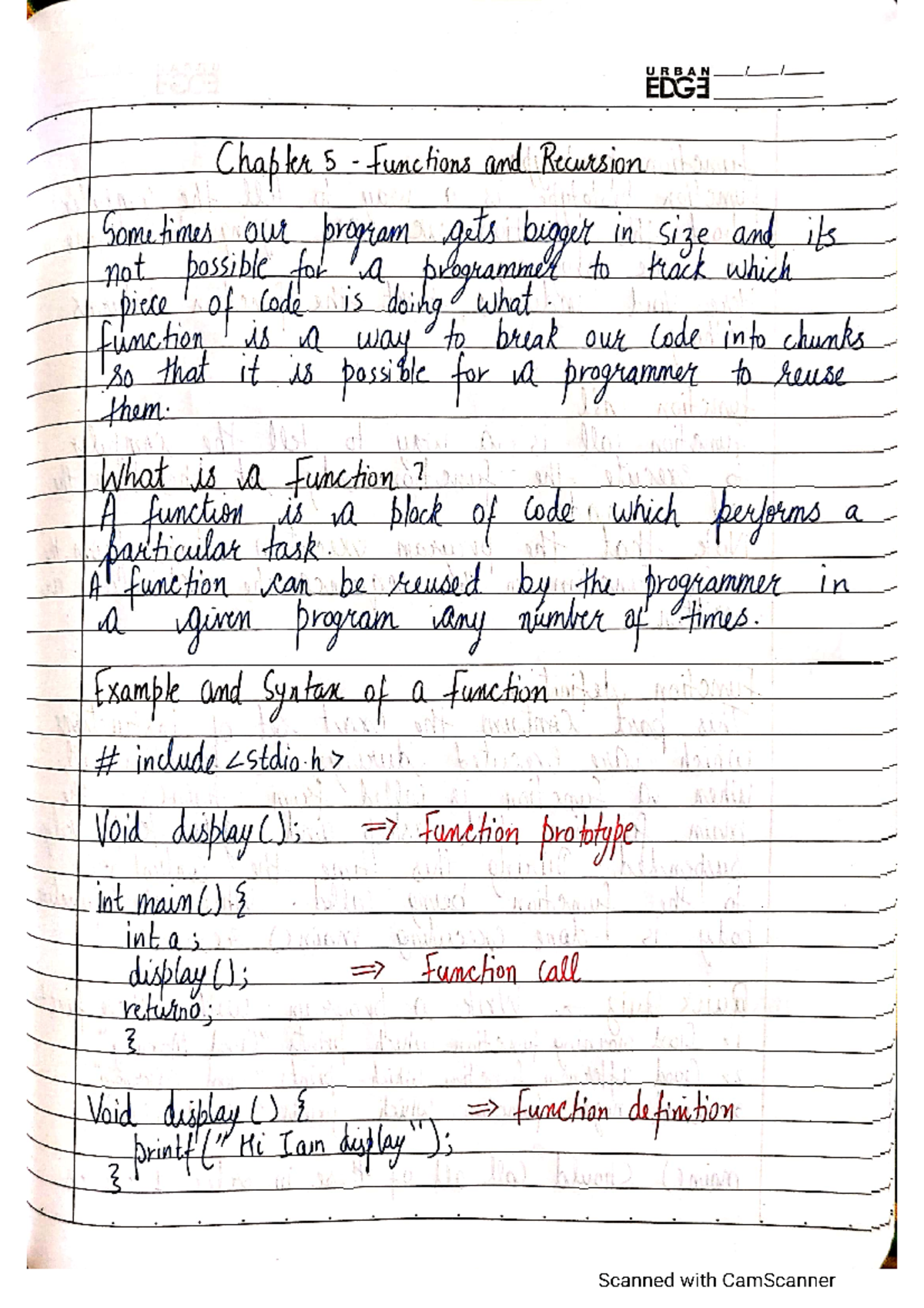 Chapter 5 - ..................... - B.Sc(H)Computer Science - Studocu