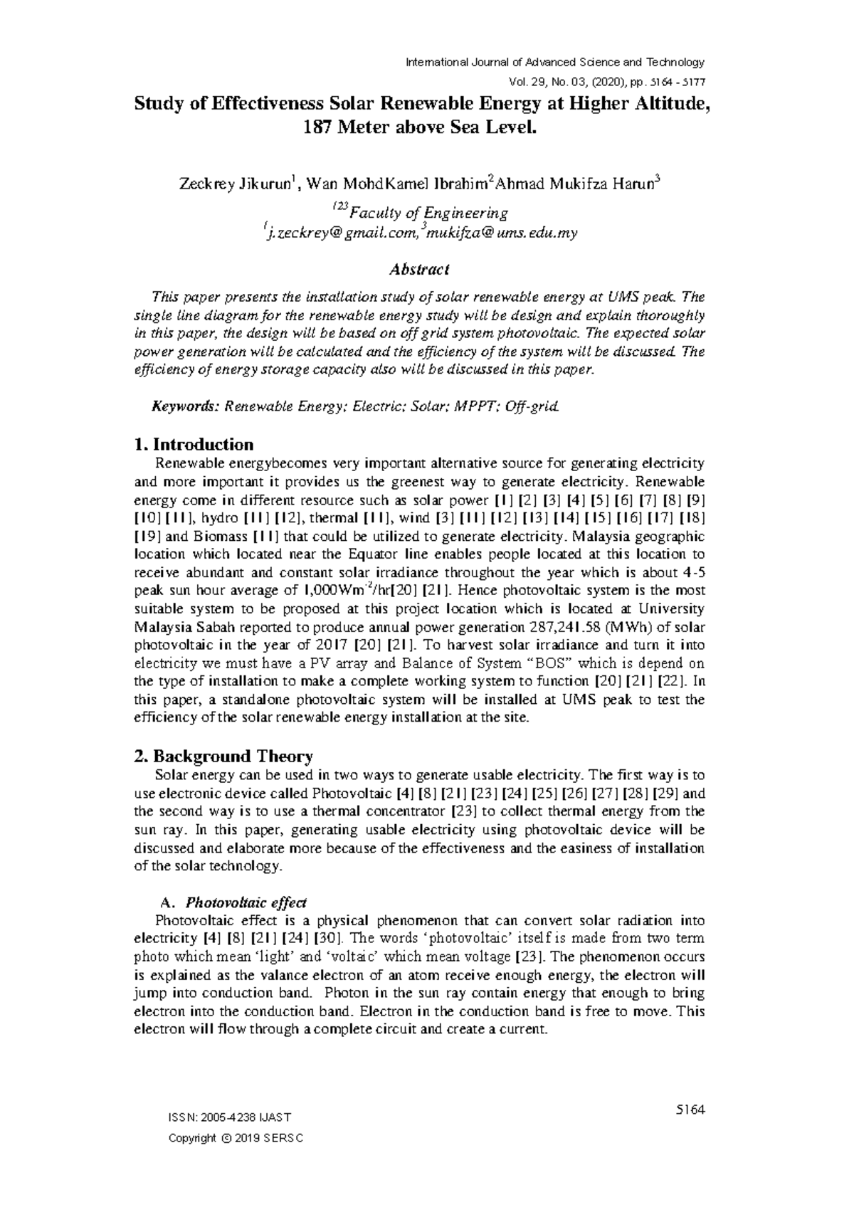 PSH Calculation - Vol. 29, No. 03, (2020), pp. 5164 - 5177 ISSN: 2005 ...