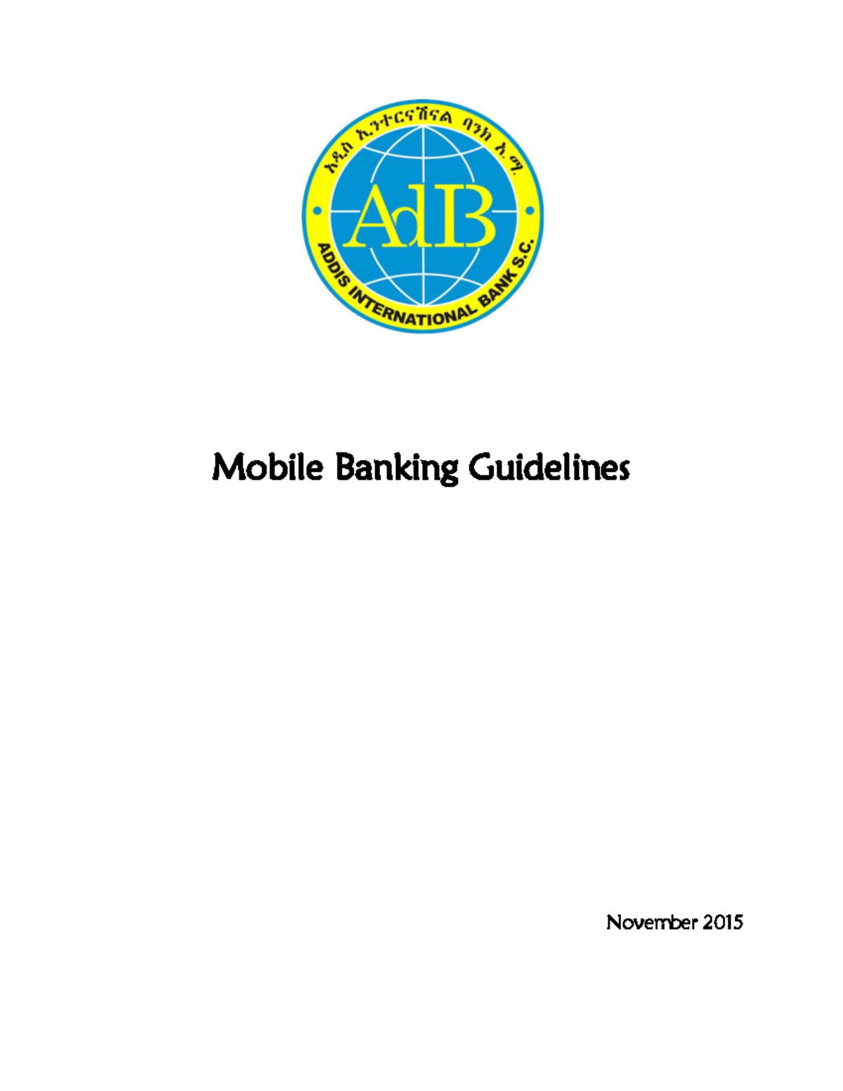 Mbanking User Guide - No comments - Mobile Banking Guidelines November ...