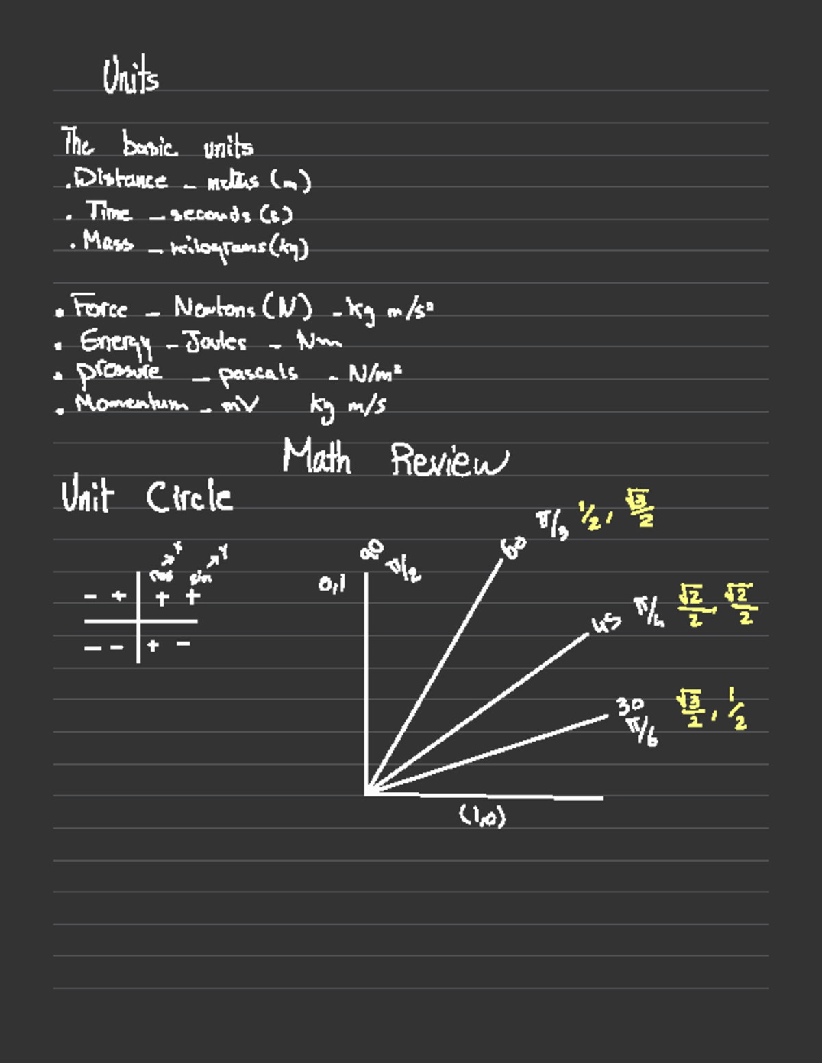 Chapter 1 - Fundamentals of Physics - Units The basic units - Distance ...
