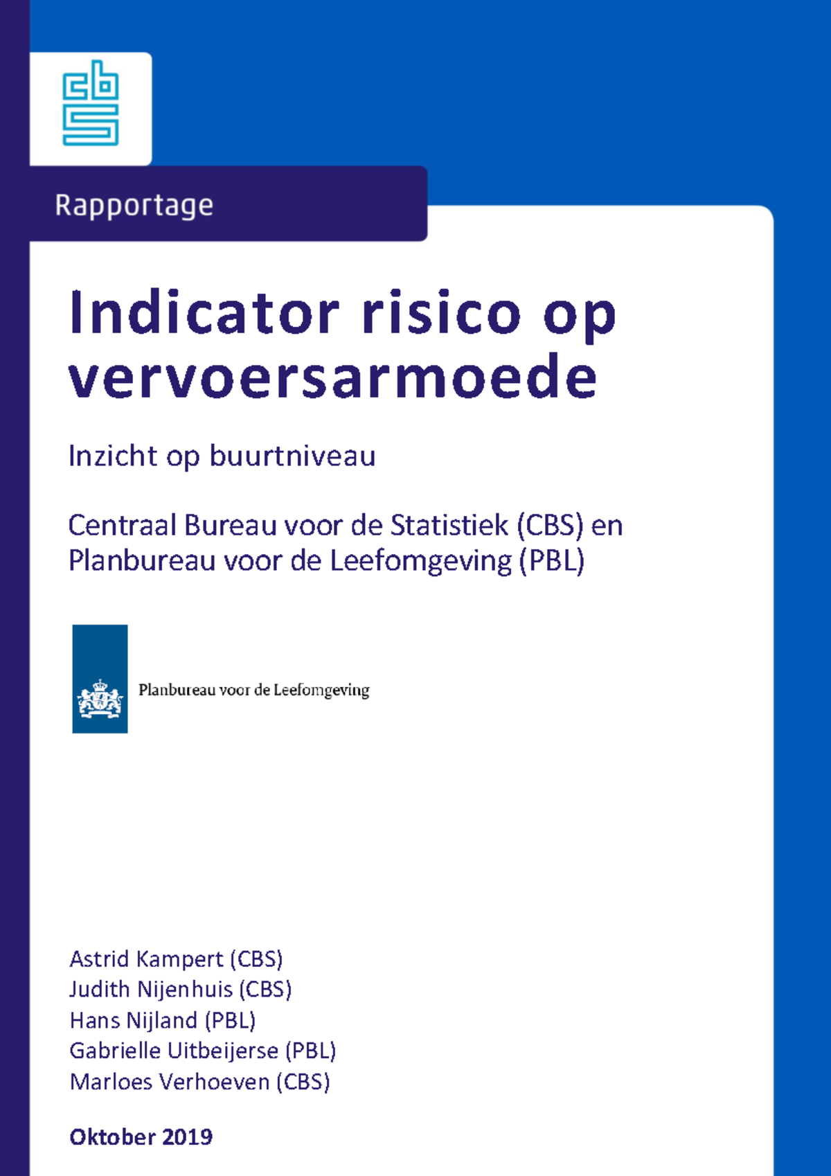 Risico op vervoersarmoede - Inleiding Vervoersarmoede is in Nederland ...