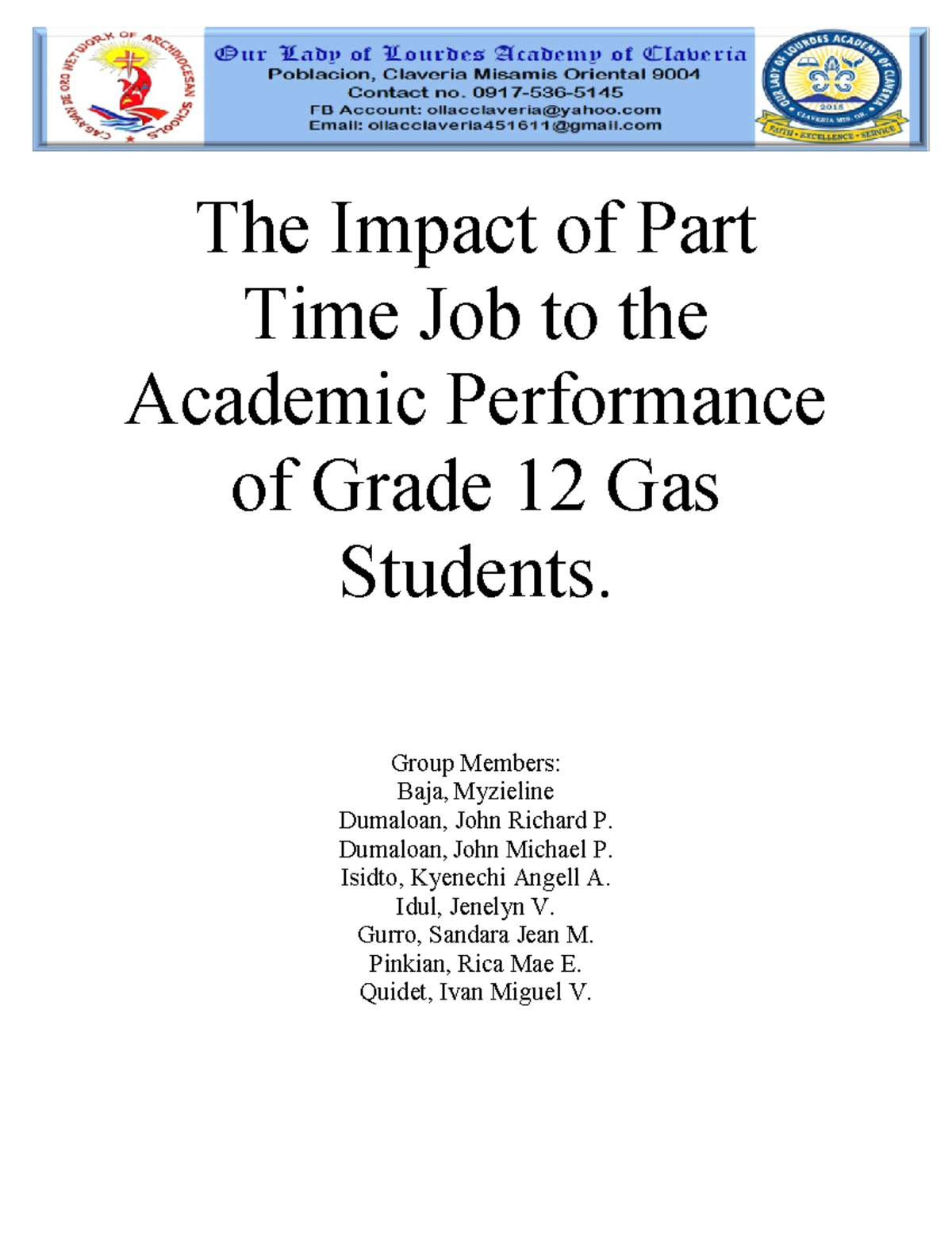 635502910-Untitled - practical research - The Impact of Part Time Job ...