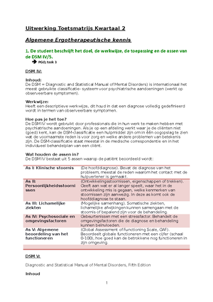 Toetsmatrijs - Bijlage 2: Kennistoets De Kennistoets Bij de ...