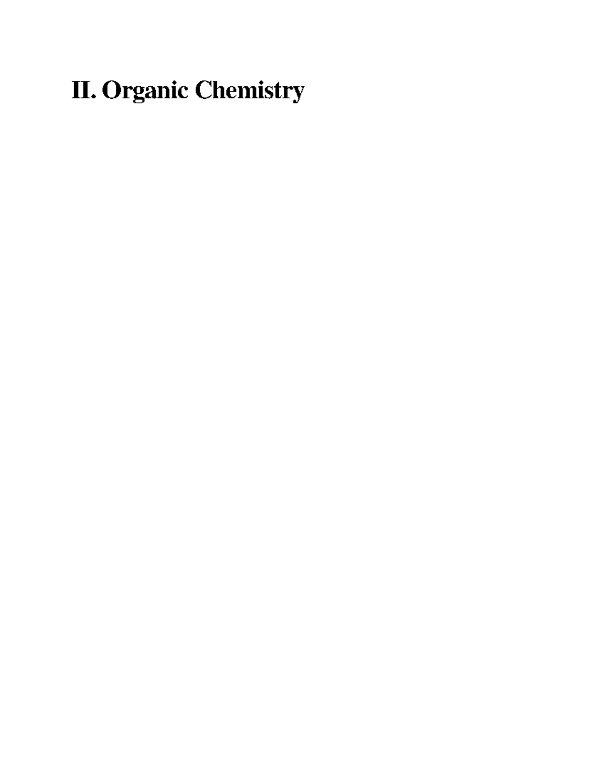 UTA CHEM1451 CH7 - Notes for lab - II. Organic Chemistry Chapter 7 ...
