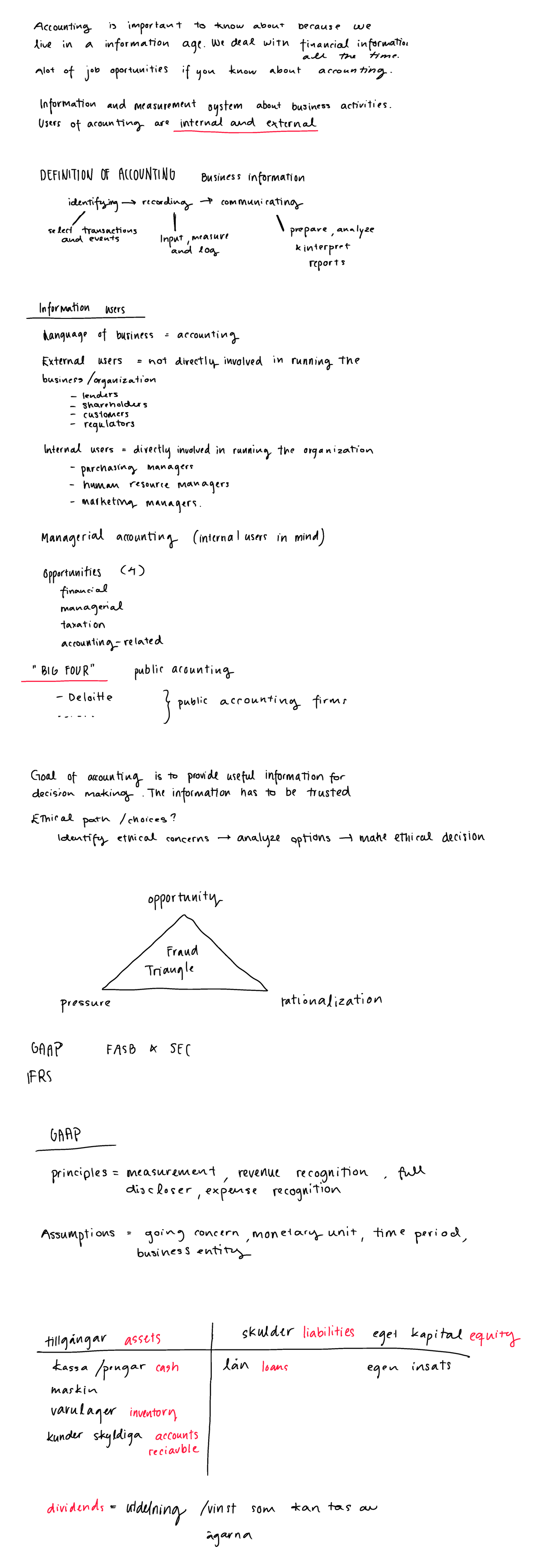 Chapter 1 - Online Class - Account i ng i s im por t ant t o kno w ab ...