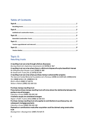 Subject outline - 2021 Subject Outline Subject Name Land Law 2 Subject ...