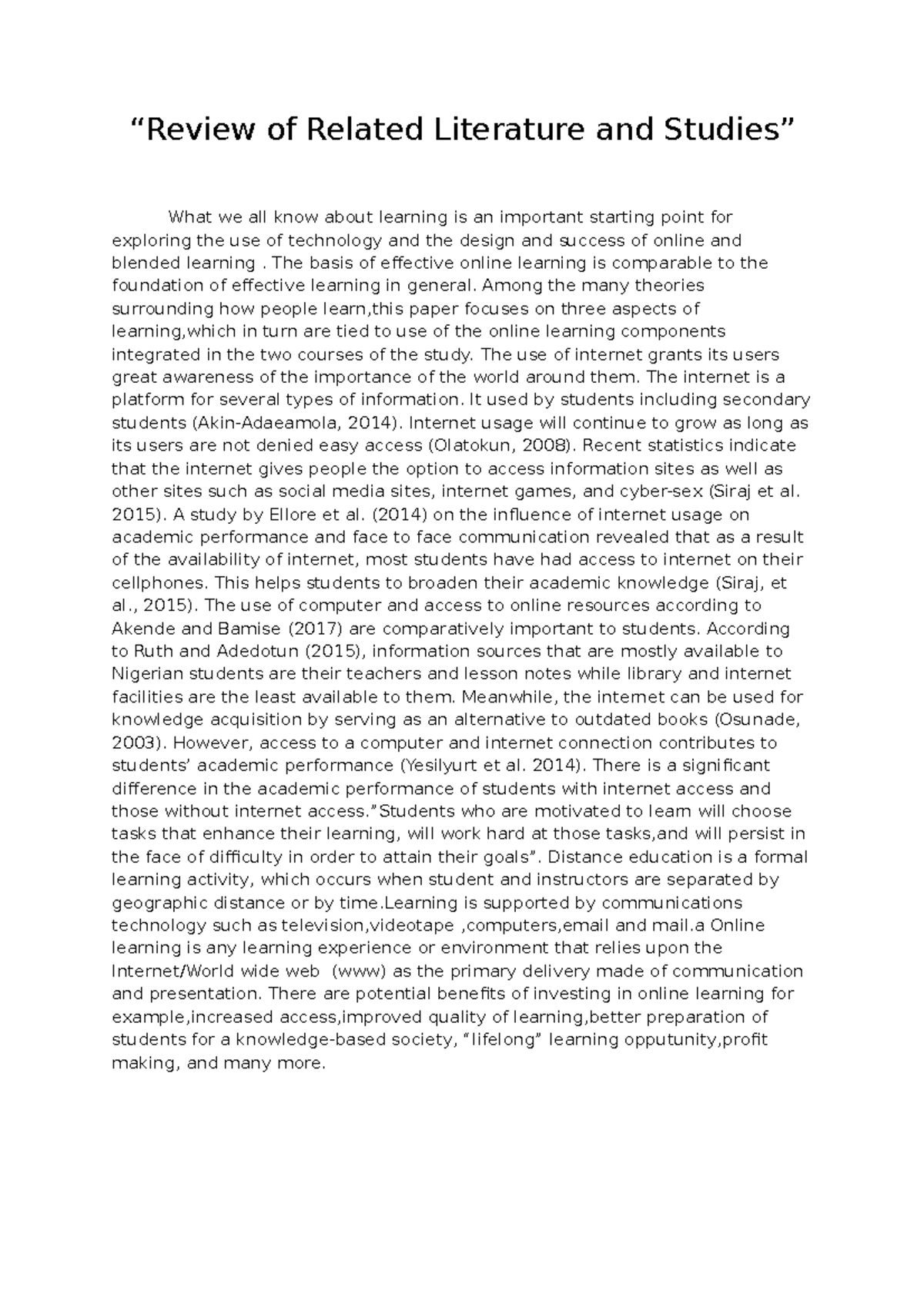 Review Of Related Literature And Studies Review Of Related review-of-related-literature-and-studies-review-of-related