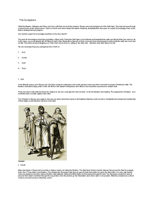 The Indigenous People notes 4th form - The Indigenous People Historians ...