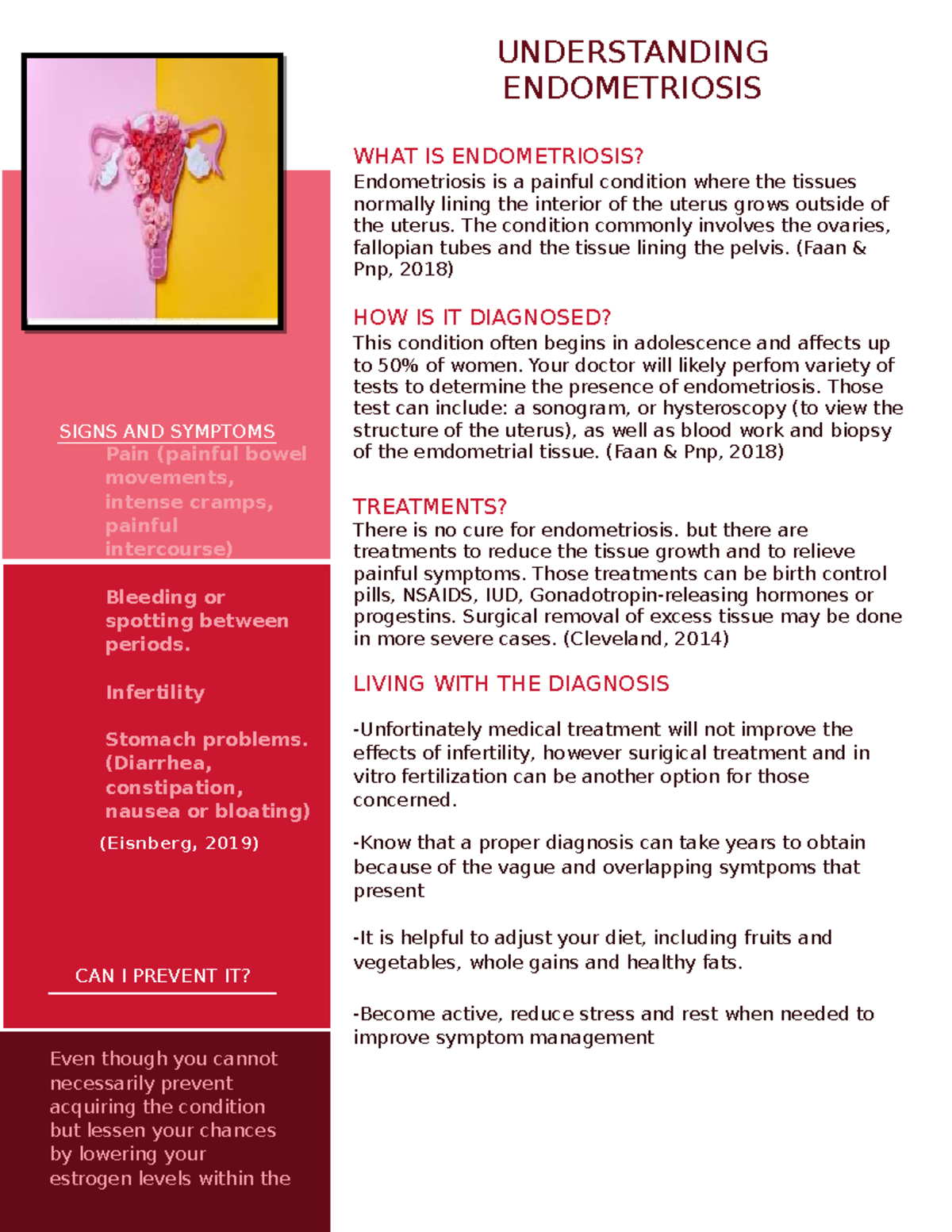 HBakken Health Poster 010822 - UNDERSTANDING ENDOMETRIOSIS WHAT IS ...