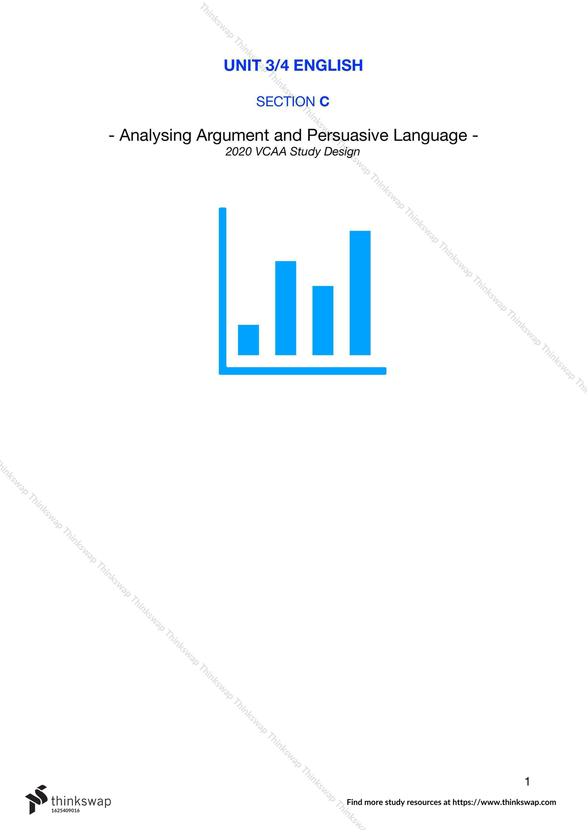Analysing Argument Latest - UNIT 3/4 ENGLISH SECTION C Analysing ...