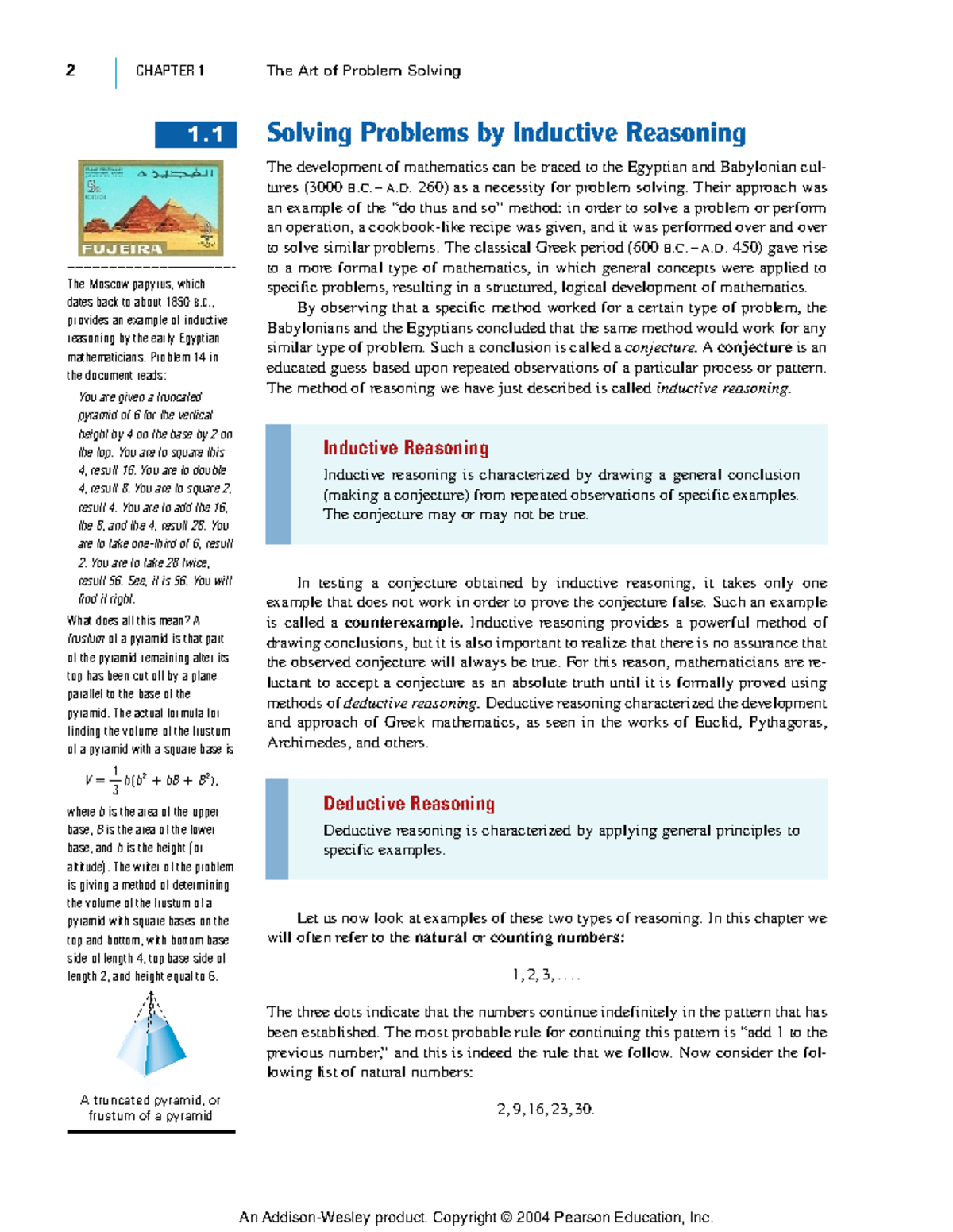 Logical Reasoning in Mathematics - 2 CHAPTER 1 The Art of Problem ...