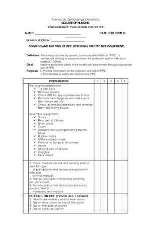 IV-Therapy-Checklist - Practicum Procedure – I FORM PARTICIPANT