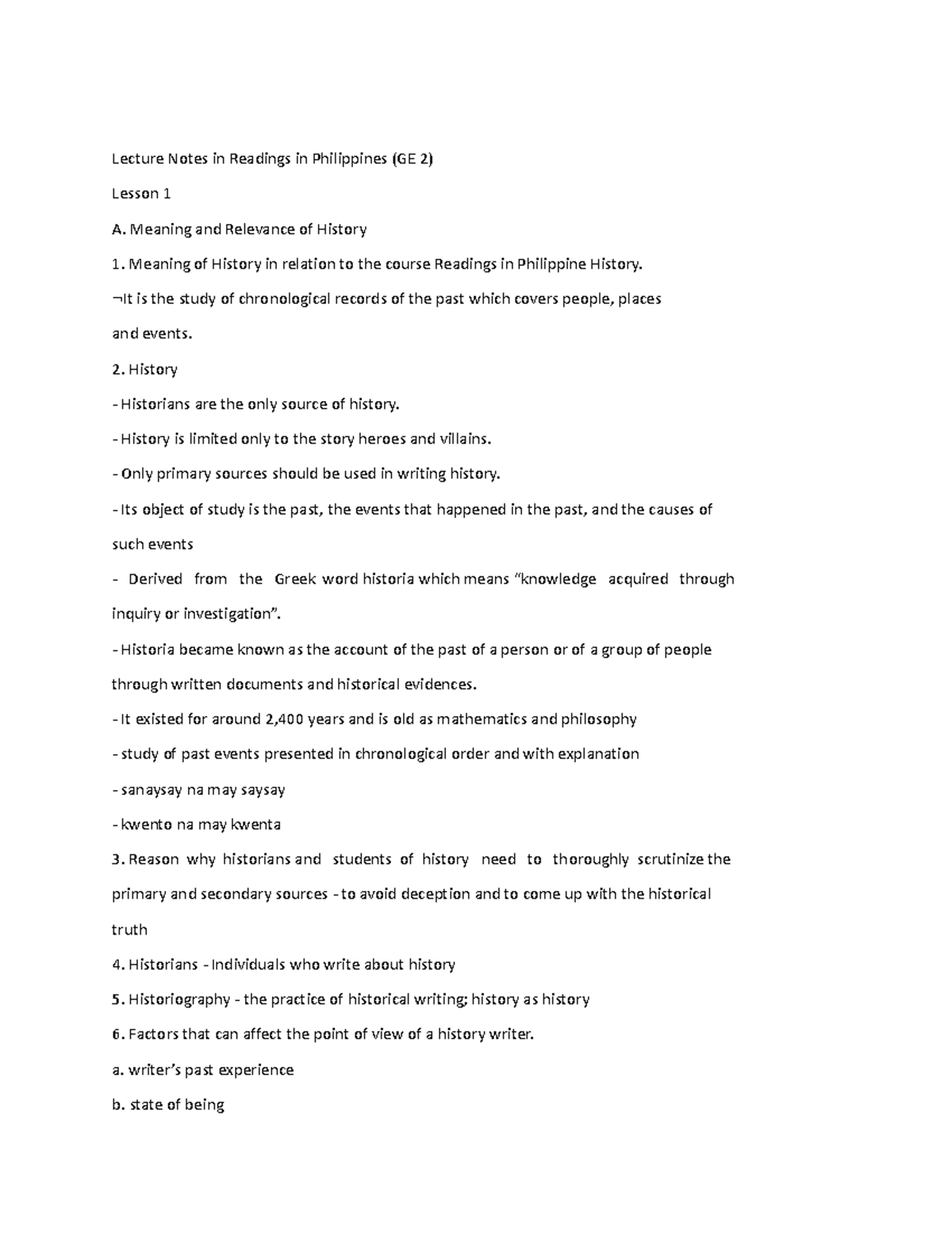 Readings in Philippines-notes - Lecture Notes in Readings in ...