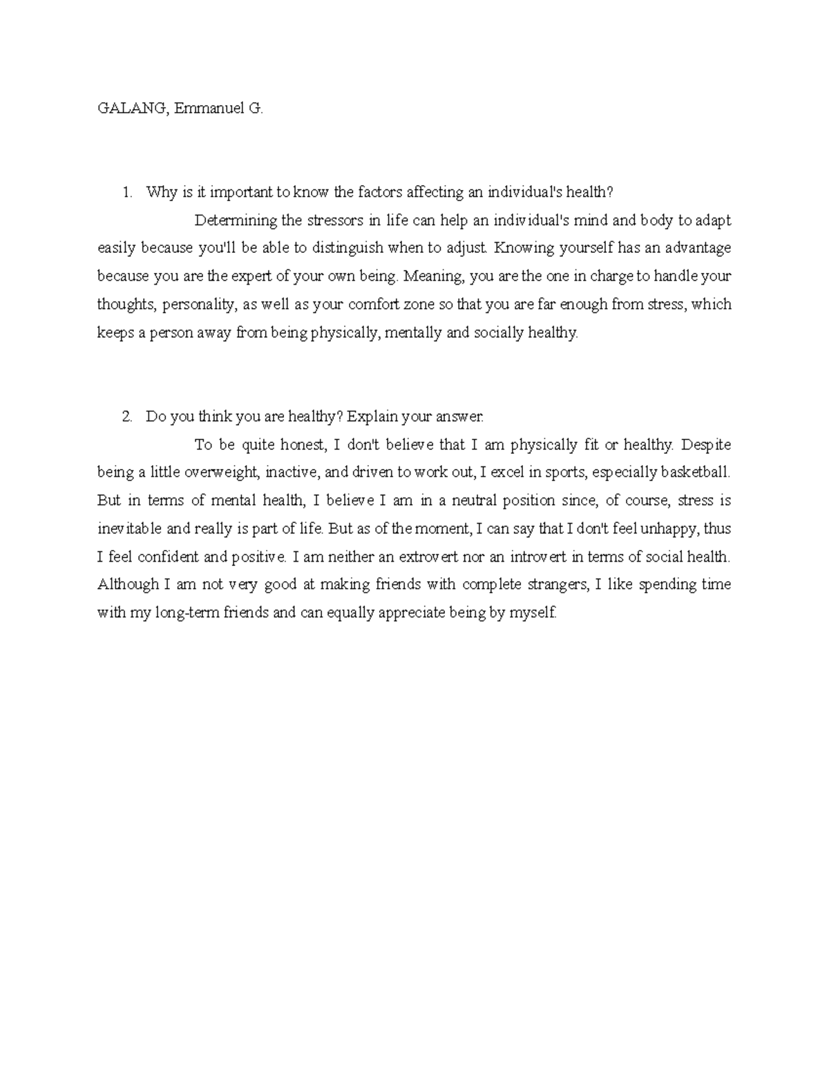 Galang, Emmanuel-1 - sdddddddddddddd - GALANG, Emmanuel G. Why is it ...