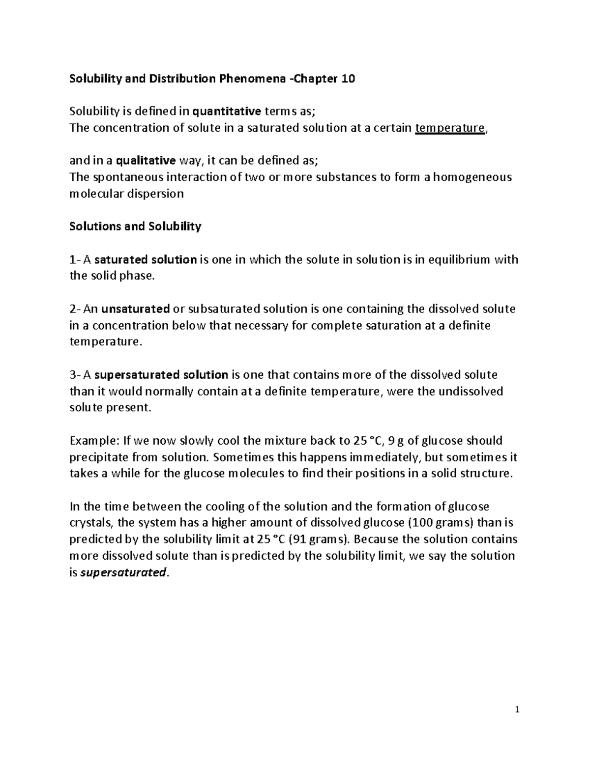 4 5911473736447429971 - Solubility and Distribution Phenomena -Chapter ...
