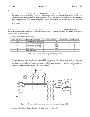 Lab 2 EE200 - Lab 2. School of Electrical Engineering and Computer Science EE 200 Design Tools ...